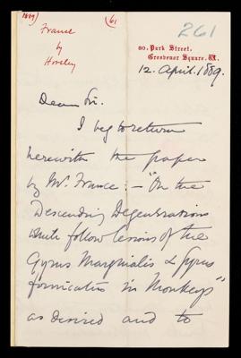 Victor Alexander Haden Horsley | The Royal Society: Science in the Making