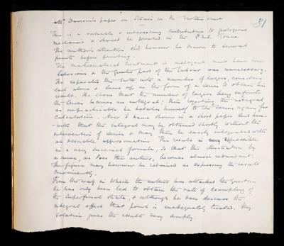 George Howard Darwin | The Royal Society: Science in the Making