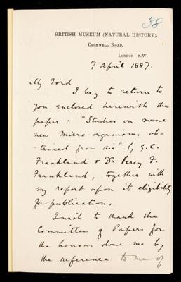 George Robert Milne Murray | The Royal Society: Science in the Making