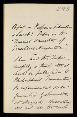 Horace Lamb | The Royal Society: Science in the Making