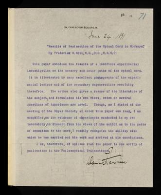 David Ferrier | The Royal Society: Science in the Making