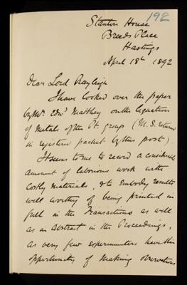 Charles Romley Alder Wright | The Royal Society: Science in the Making