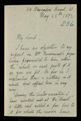 Unpublished paper, 'On the three-bar motion of Watt' by William ...