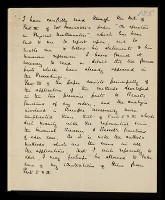 William Burnside | The Royal Society: Science in the Making