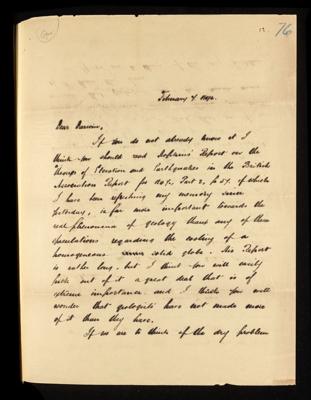 Second letter from George Howard Darwin, to John William Strutt, Lord ...