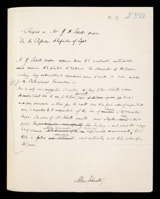 George Adolphus Schott | The Royal Society: Science in the Making