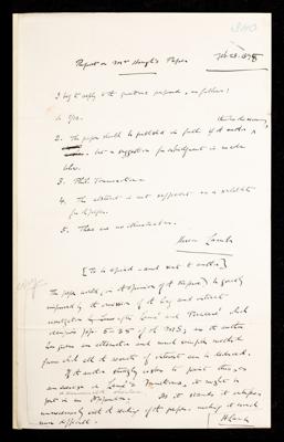 Sydney Samuel Hough | The Royal Society: Science in the Making