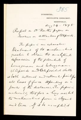 Edward John Routh | The Royal Society: Science in the Making