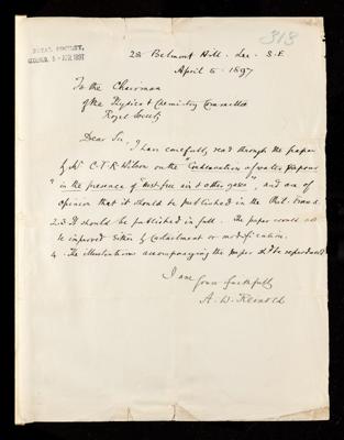 Charles Thomson Rees Wilson | The Royal Society: Science in the Making