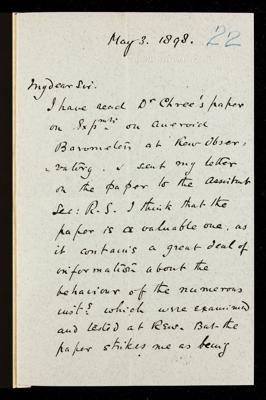 Frederick John Smith | The Royal Society: Science in the Making