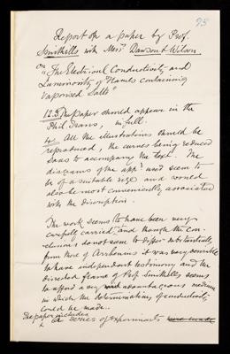 Harry Medforth Dawson | The Royal Society: Science in the Making