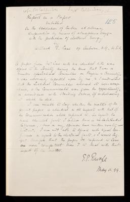 Unpublished paper, 'The oxidation of carbon at ordinary temperature by ...