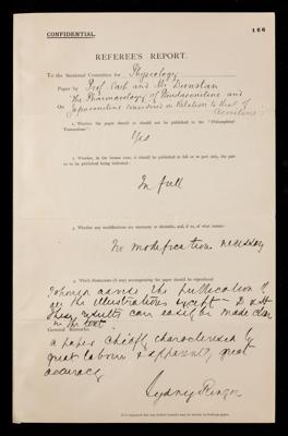 Sydney Ringer | The Royal Society: Science in the Making