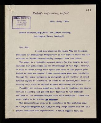 Arthur Alcock Rambaut | The Royal Society: Science in the Making