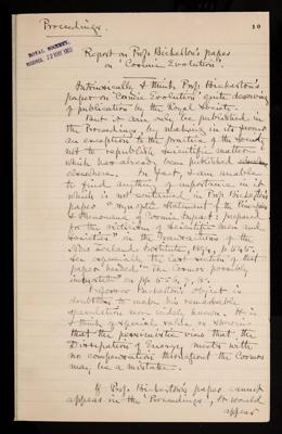 George Johnstone Stoney | The Royal Society: Science in the Making