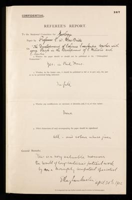 Ernest William MacBride | The Royal Society: Science in the Making