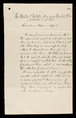 Alfred Fowler | The Royal Society: Science in the Making