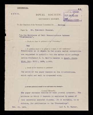 Cresswell Shearer | The Royal Society: Science in the Making