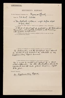 Louis Napoleon George Filon | The Royal Society: Science in the Making