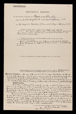 Bertram Hopkinson | The Royal Society: Science in the Making