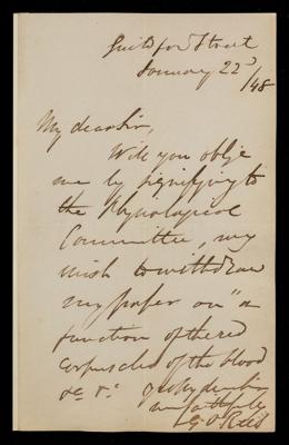 George Owen Rees | The Royal Society: Science in the Making