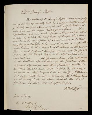 William Clift | The Royal Society: Science in the Making