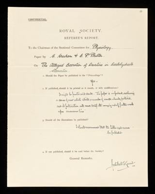 Archibald Edward Garrod | The Royal Society: Science in the Making