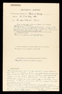 Thomas Martin Lowry | The Royal Society: Science in the Making