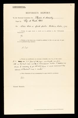 Alfred Fowler | The Royal Society: Science in the Making