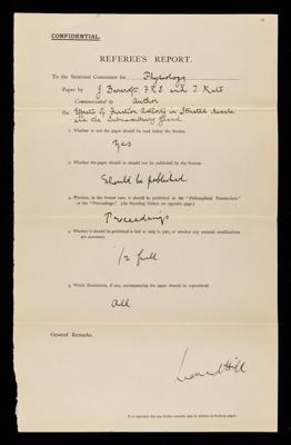 Joseph Barcroft | The Royal Society: Science in the Making