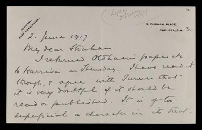 Henry George Lyons | The Royal Society: Science in the Making