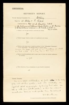 Franklin Kidd | The Royal Society: Science in the Making