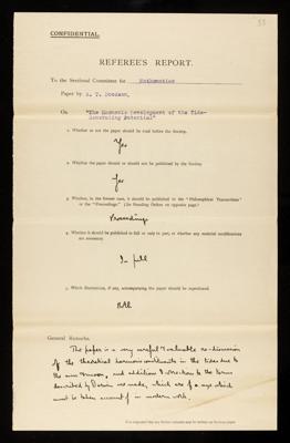 Arthur Thomas Doodson | The Royal Society: Science in the Making