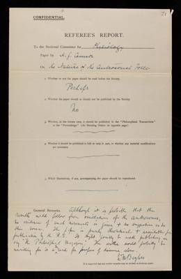 Herbert Graham Cannon | The Royal Society: Science in the Making