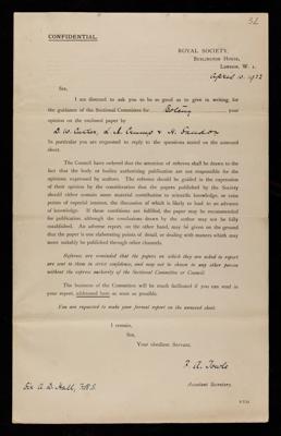 Alfred Daniel Hall | The Royal Society: Science in the Making