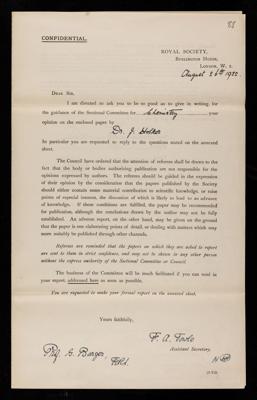 George Barger | The Royal Society: Science in the Making