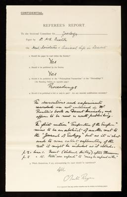 Patrick Alfred Buxton | The Royal Society: Science in the Making