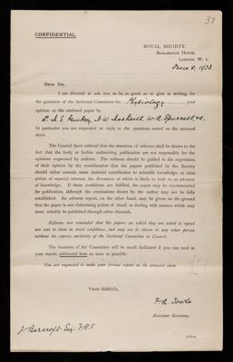 Joseph Barcroft | The Royal Society: Science in the Making