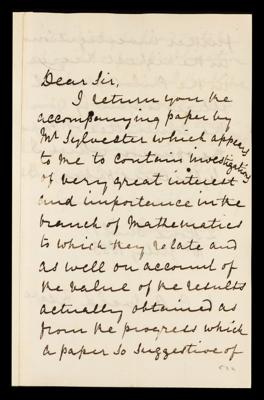 Arthur Cayley | The Royal Society: Science in the Making