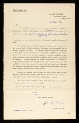 Bernard Augustus Keen | The Royal Society: Science in the Making