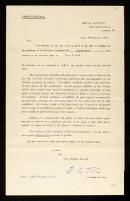 Henry Richardson Procter | The Royal Society: Science in the Making