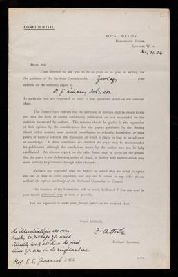 Referee's report by James Peter Hill, on a paper 'Contributions to the ...