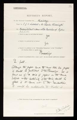 Edward George Tandy Liddell | The Royal Society: Science in the Making