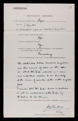 George Clarke Simpson | The Royal Society: Science in the Making