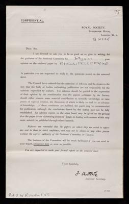 Ralph Howard Fowler | The Royal Society: Science in the Making