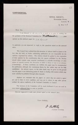 Ralph Howard Fowler | The Royal Society: Science in the Making