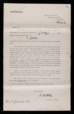 James Fairlie Gemmill | The Royal Society: Science in the Making