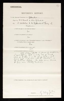 William Ogilvy Kermack | The Royal Society: Science in the Making