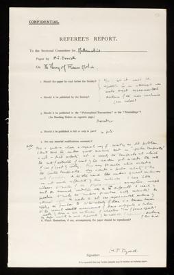 Henry Thomas Tizard | The Royal Society: Science in the Making