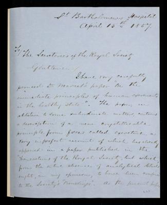 John Stenhouse | The Royal Society: Science in the Making